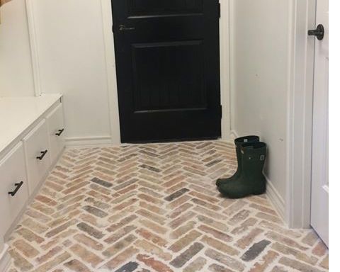 thin brick interior flooring